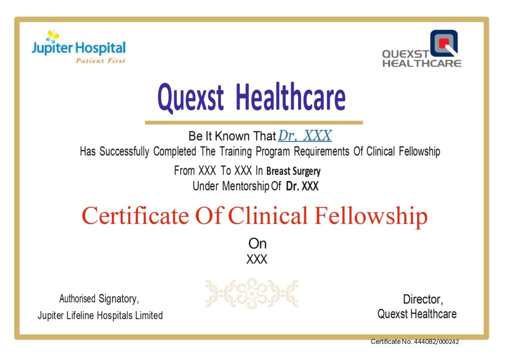 Domestic Fellowship – Breast Surgery - Register for PG courses after ...